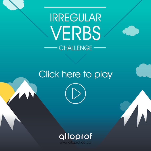 IRREGULAR VERBS - Julie Cromer - Orthopédagogue